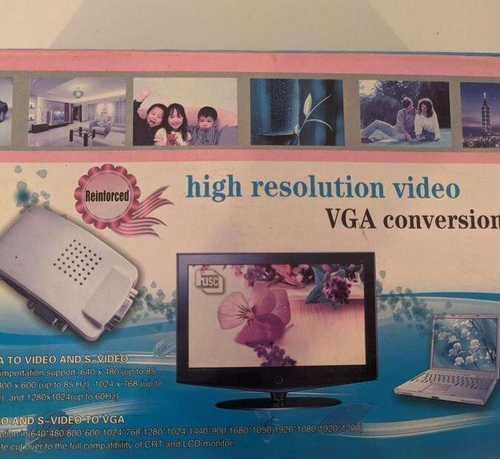 Конвертер VGA - RCA & S-Video