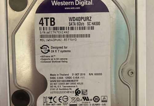 Жесткий диск Western Digital wd40purz 4тб