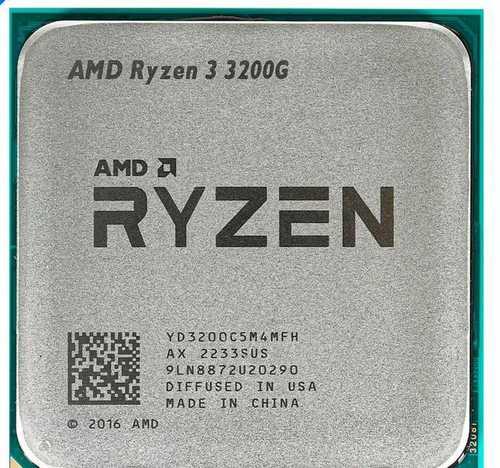 Процессор AM4 AMD Ryzen 3 3200G OEM Б.У