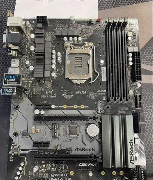 М/п z390 asrock на запчасти