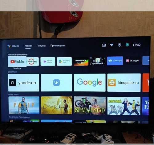 Телевизор SMART tv hyundai 50