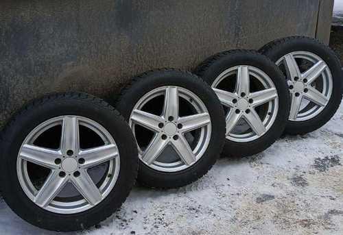 Комплект колёс зимний, диски Dezent TG R 17