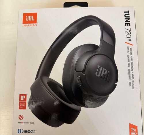 Беспроводные наушники JBL Tune 720BT черные