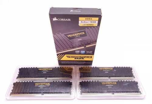 Corsair Vengeance LPX 4*4 GB CMK16GX4M4B3000C15