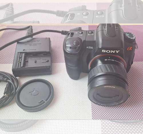 Зеркальный фотоаппарат Sony A200