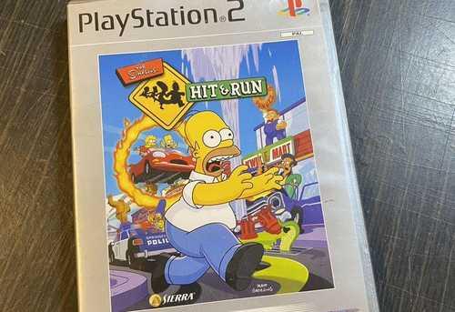 Simpsons hit & run на ps 2