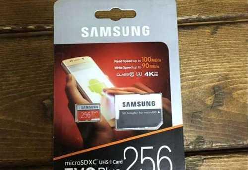 Карта памяти Samsung MicroSD 256гб