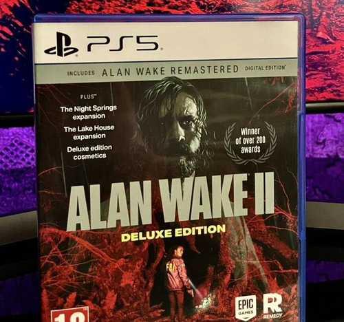 Alan wake 2 deluxe edition ps5 диск