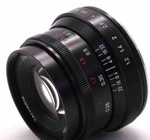 Объектив 7Artisans 35mm f/1.2 для Sony E
