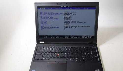 USA Lenovo ThinkPad P52 I7-8850H/32G RAM/512G SSD
