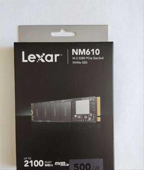 Lexar NM610 SSD nvme новый