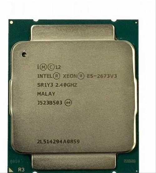 CPU Xeon E5 2673 V3 12 ядер, 3.1 ггц, 24 потока