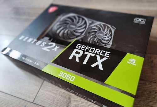 Видеокарта MSI nvidia GeForce RTX 3060 ventus 12G