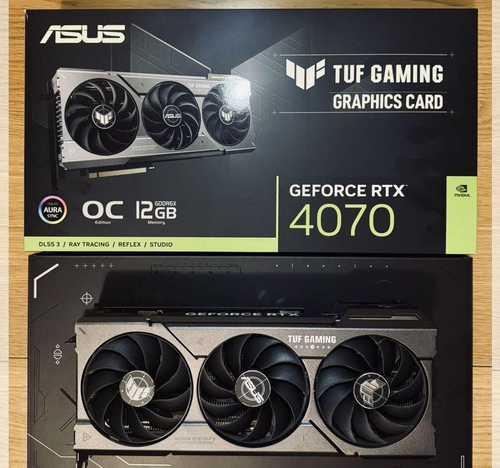 Видеокарта asus TUF Gaming GeForce RTX 4070