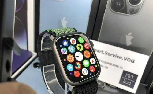 Apple watch 8 Platinum (amoled, гарантия)