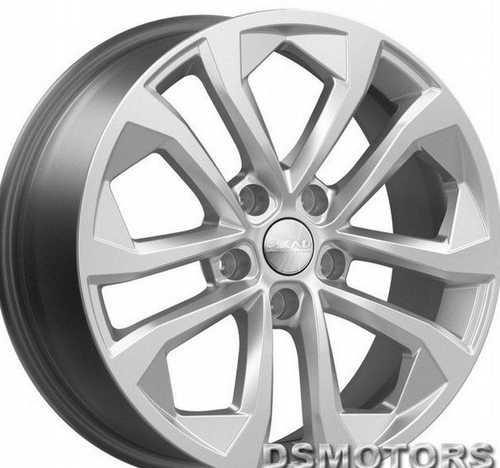 Диски Тукан 7/17 5x114.3 ET35 d60.1 toyota silver