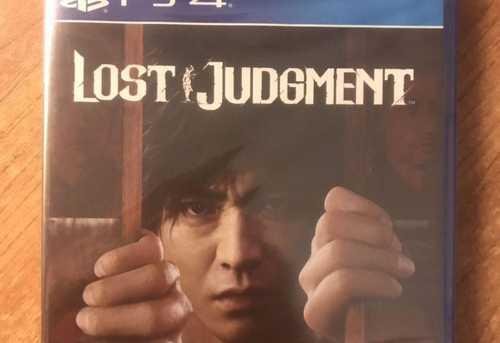 Lost judgment ps4 новый