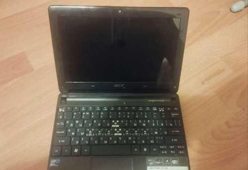 10.1" Acer Aspire One D257, 250 ГБ, Atom N455, RAM 1 ГБ, Intel GMA 3150