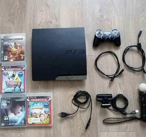 Sony playstation 3 slim прошитая 320gb