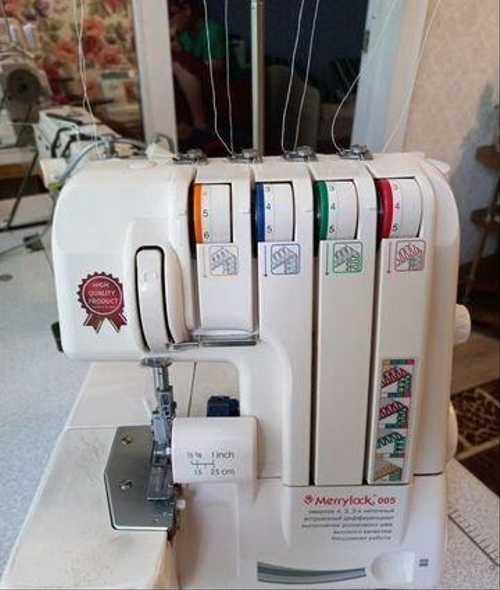 Швейная машинка оверлок бу, и бытовая швейная маш