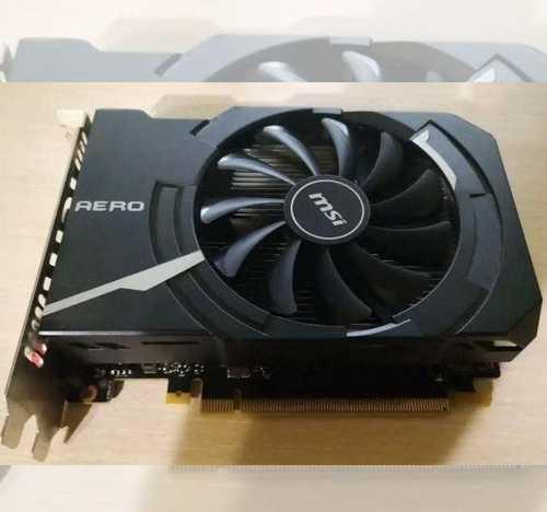 Видеокарта MSI GTX 1050 Ti aero ITX OC 4 GB