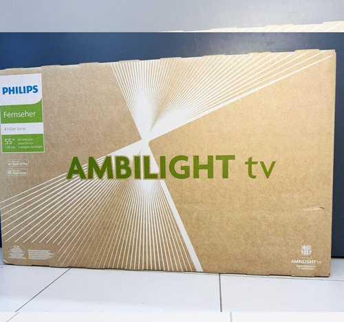 Philips 55 дюймов 4K HDR SMART новый