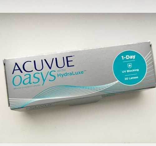 Линзы контактные acuvue oasys однодневные