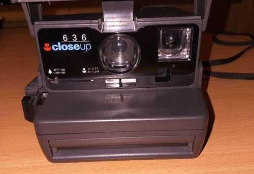 Плёночный фотоаппарат polaroid 636 closeup