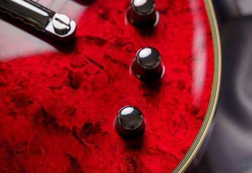Редкая гитара ESP LTD EC-1000 Fluence(Volcano Red)