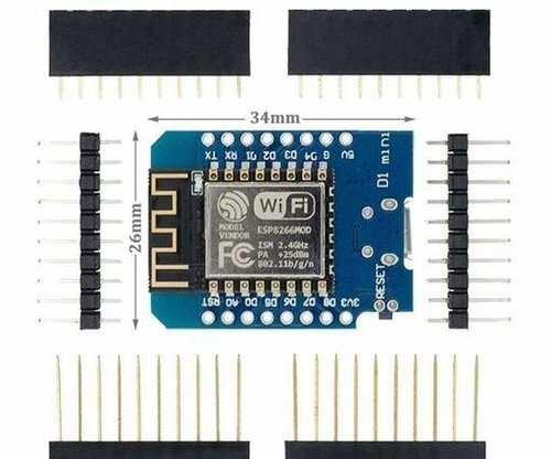 ESP8266MOD Wi-Fi (Wemos D1 mini)