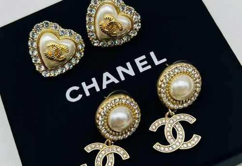 Золотые Серьги Chanel