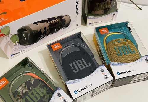 Портативная колонка jbl charge 5 и clip4 оригинал