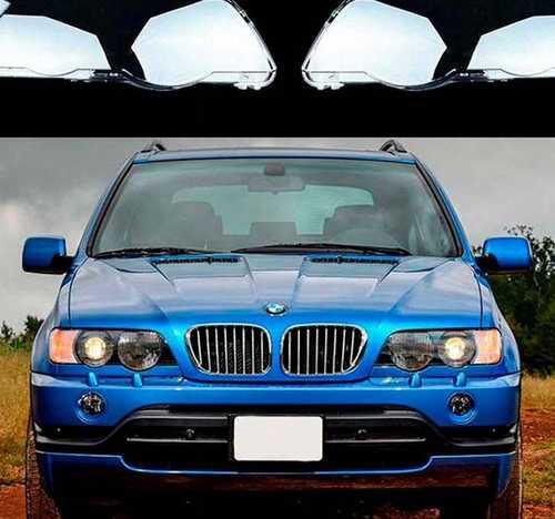 Стекло левой фары BMW X5 E53 1999-2003