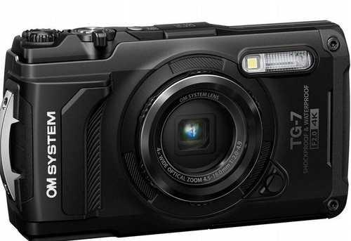 Компактный фотоаппарат OM System Tough TG-7, черны