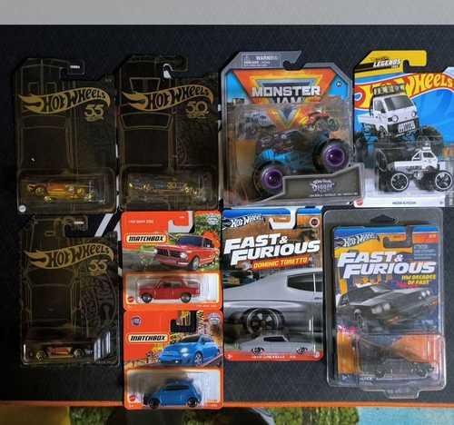 Hot wheels th, спец серии, monster jam, match box