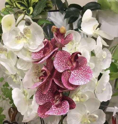 Орхидея искусственная ветка