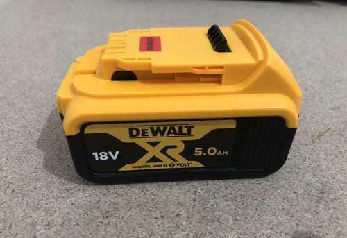 Аккумулятор dewalt 18v 5ah новый