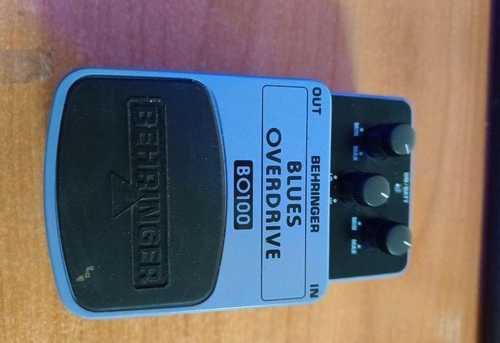 Продается behringer blues overdrive BO100