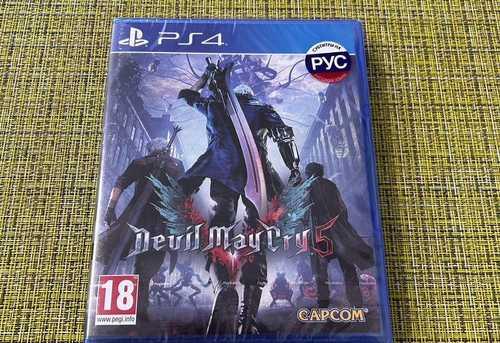 Devil may cry 5 ps4 новый диск