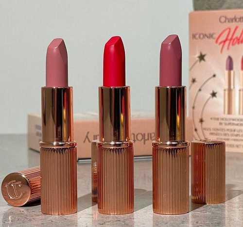 Charlotte tilbury набор mini lip trio