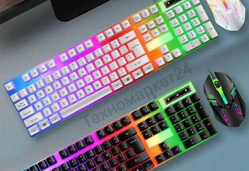 Игровая клавиатура и мышь RGB (новая+гарантия)