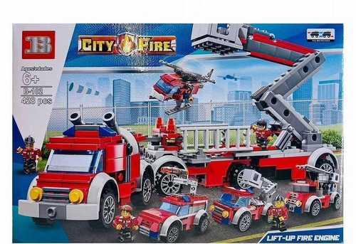 Лего "Пожарная машина и команда пожарных"