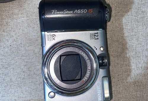 Фотоаппарат Canon Powershot A650 IS