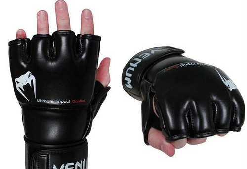 Перчатки для мма Venum Impact MMA Gloves - Black