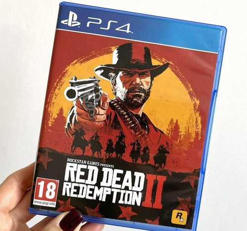 Диск на ps4 red dead redemption 2