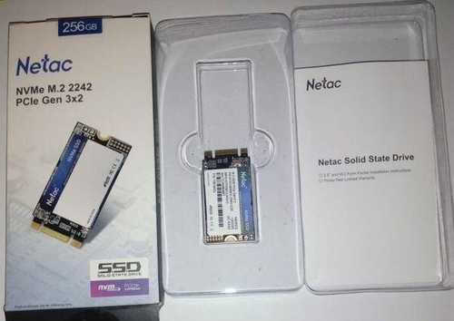 Ssd диск 256GB Netac nvmem.2 2242 PCIe Gen 3x2