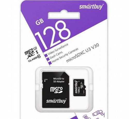 MicroSd 128Gb Smartbuy Class 10 Pro U3 V30 для вид