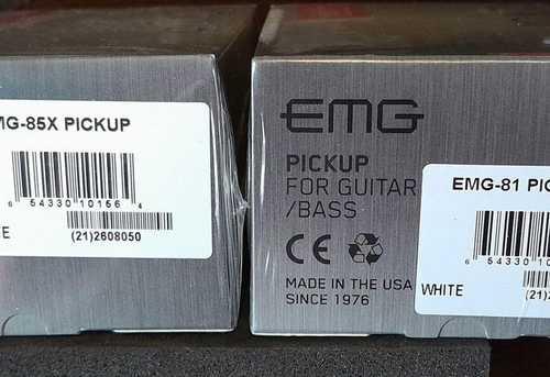 EMG 85X White + EMG 81 White set. Белого цвета. Ne