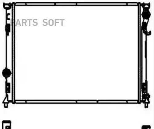 Радиатор охлаждения Додж Чарджер 2006