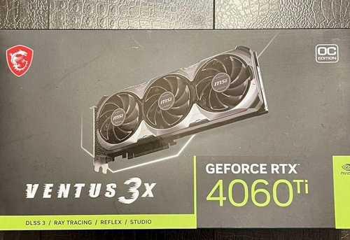 GeForce RTX 4060 Ti ventus 3X 8G OC